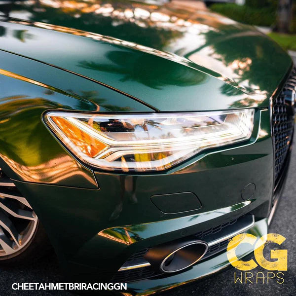 60" Gloss British Racing Green Metallic Vinyl Car Wrap – CheetahWrap