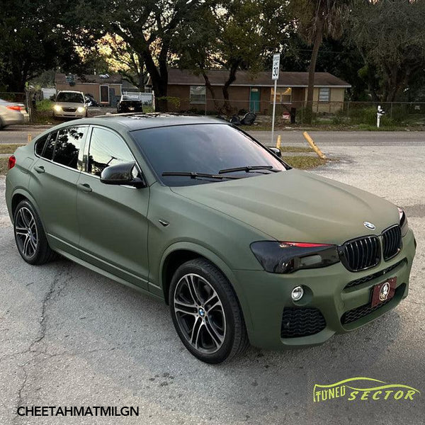 60" Matte Military Green Vinyl Car Wrap | CheetahWrap