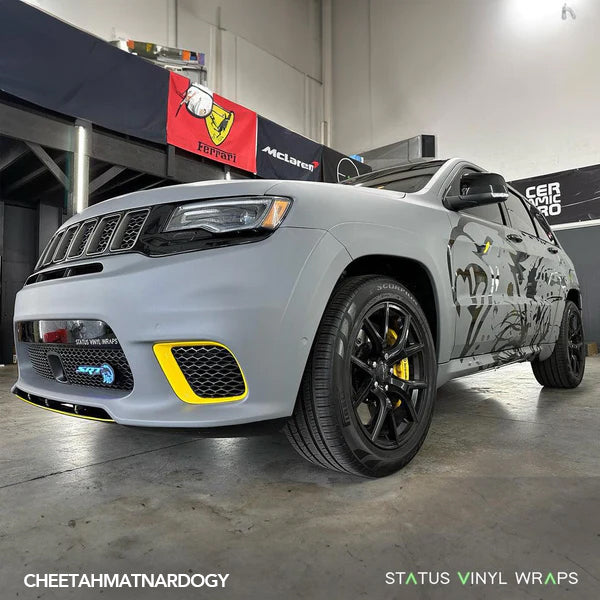 60" Matte Nardo Gray Vinyl Car Wrap | CheetahWrap