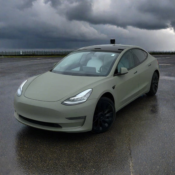60" Matte Khaki Green Vinyl Car Wrap | CheetahWrap
