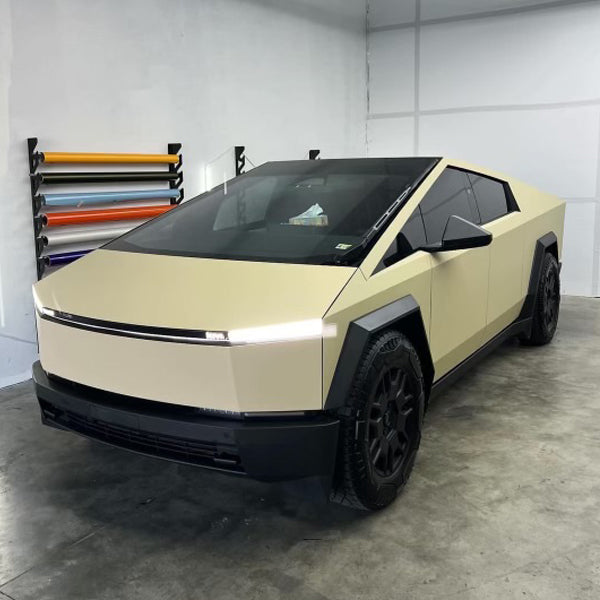 60" Matte Sandstorm Vinyl Car Wrap | CheetahWrap