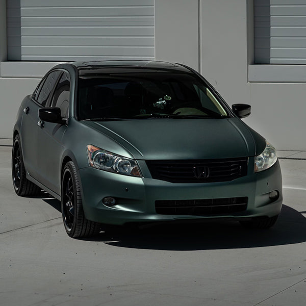 60" Satin Pine Green Metallic Vinyl Car Wrap | CheetahWrap